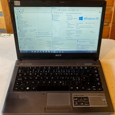 Windows 10.Fujitsu. 16 tum. Batteri. DVD. Office+Laddare | Blocket