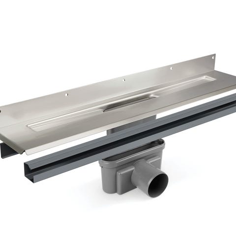 Unidrain 1004 Golvränna 700 mm, rostfri avloppsarmatur med f | Blocket