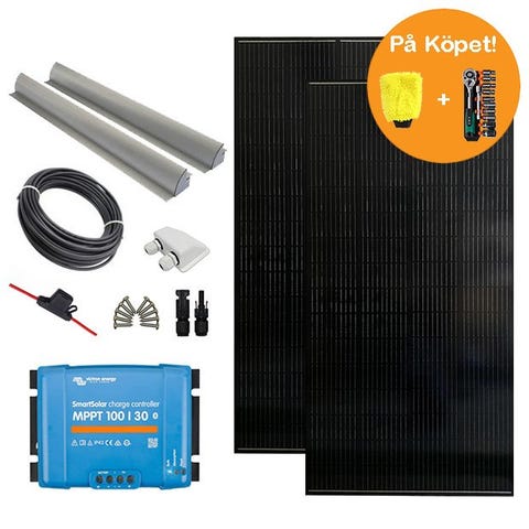 Nyhet! 200W Solcellspaket MPPT Husbil Husvagn | Blocket