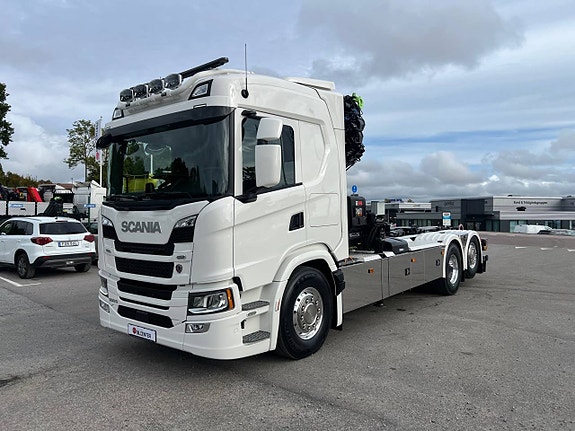 Säljes: Scania G500 6x2*4 Kranväxlare Hiab 302-E6 Kran & Smart Dash ...